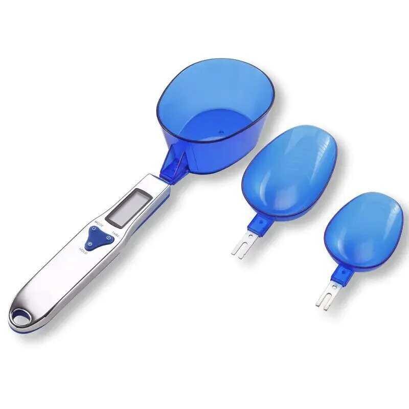 Tt New Three Scoop Electronic 0.1G Kitchen Measuring Spoon Scale 500G ...