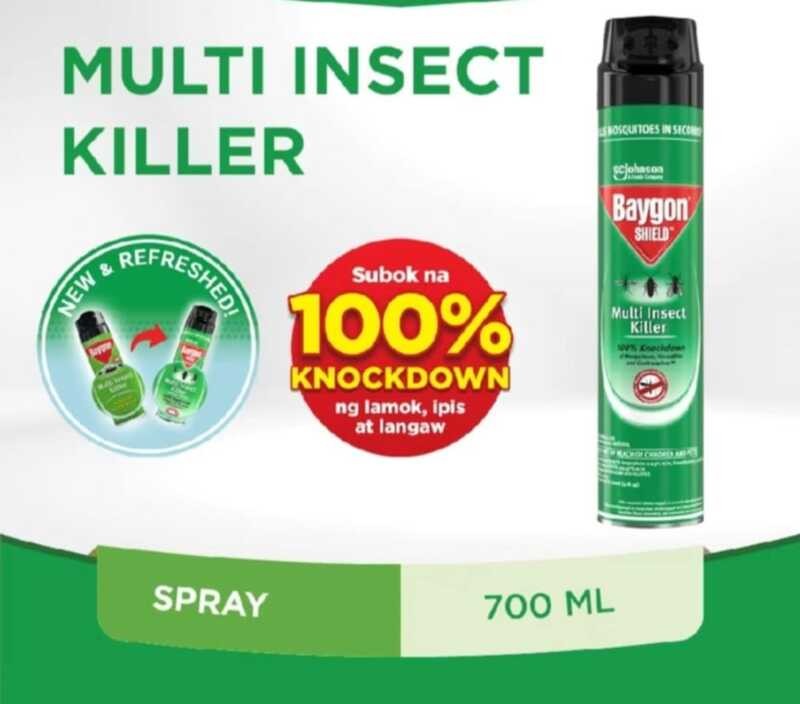 Baygon Multi Insect Killer 600Ml 5E3 | Shopee Philippines