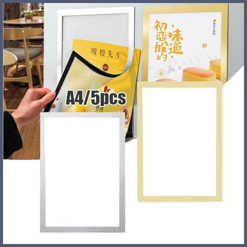 ↑ ⚡ 5Pcs/set A4 Certificate Magnetic Wall Mounted Display Board DTI BIR ...
