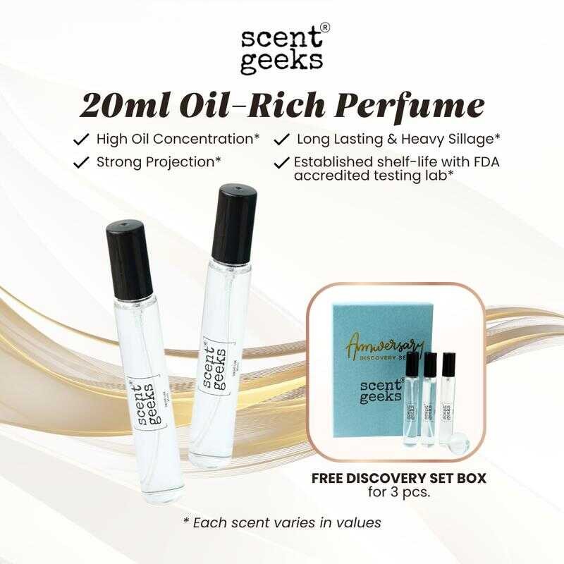 Scent Geeks 20Ml Oil-Rich Perfume With Discovery Set Box (For 3 Pieces ...