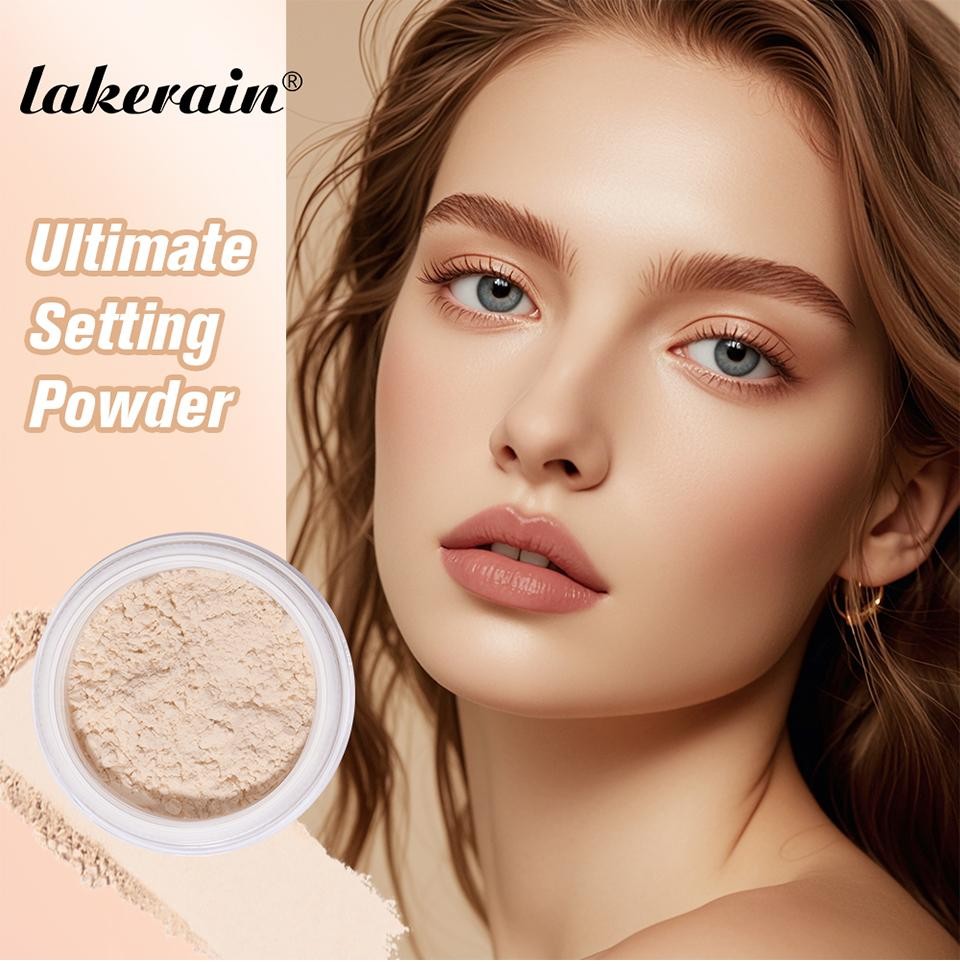 Setting Powder long-Lasting Matte Pink Finish Oil Control and Makeup ...