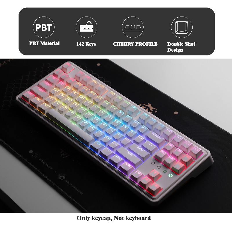 Prism Shine Keycaps Halo Character Front Print Shine Through Cherry ...