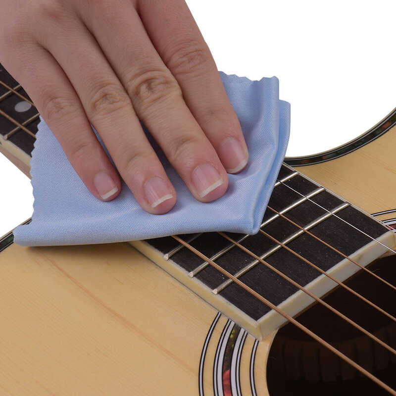 Ammoon 1Pcs Microfiber Musical Instrument Cleaning Cloth Cleaner For ...