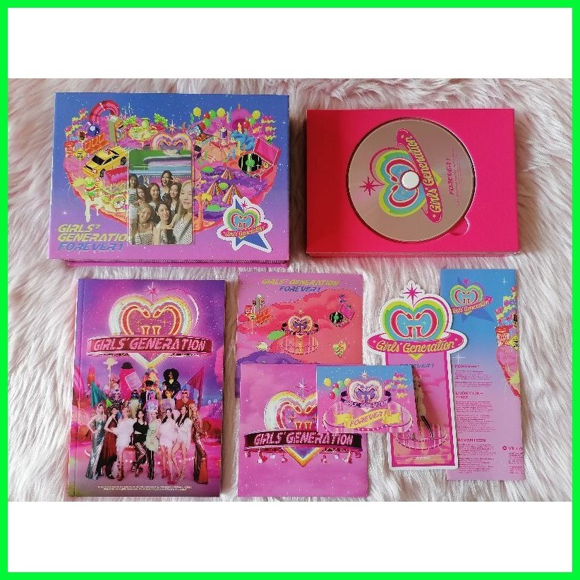 Unsealed SNSD Girls' Generation - The 7th Album FOREVER 1 with poster ...