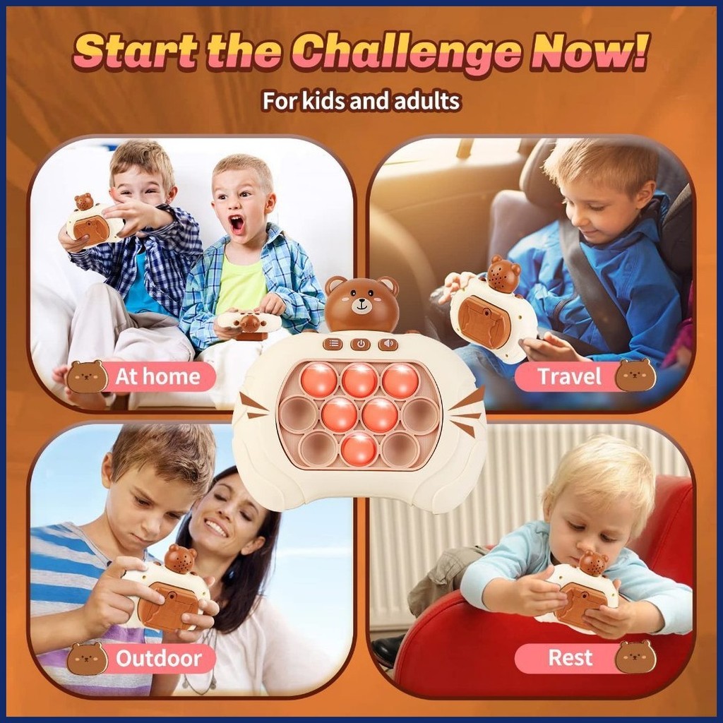 ↖ Quick Push Games Console 4 Modes Speed Push Quick Pop It Game Machine ...