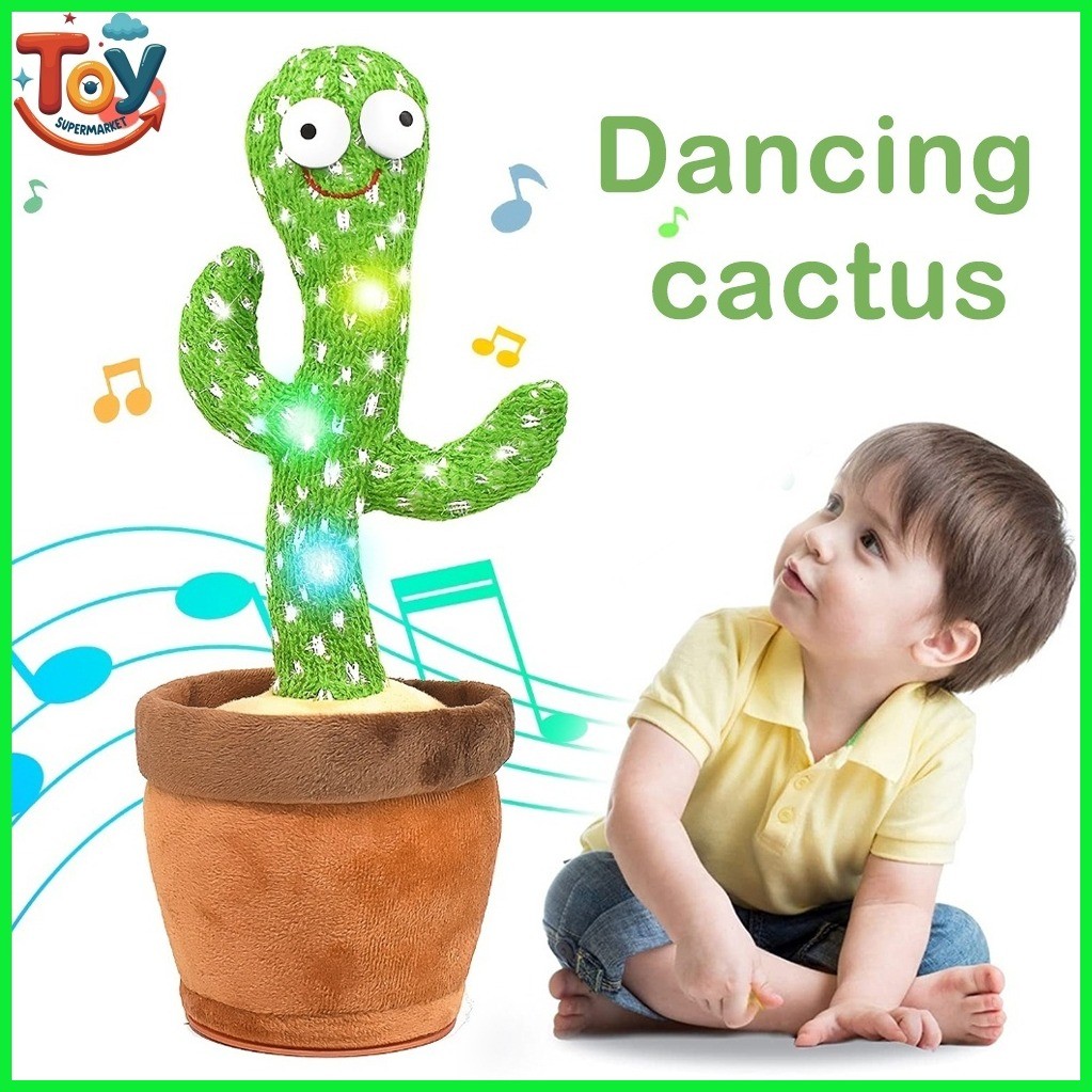 ↔ ☈ Dancing Talking Cactus Toy With 120 Songs For Baby Boys And Girls ...