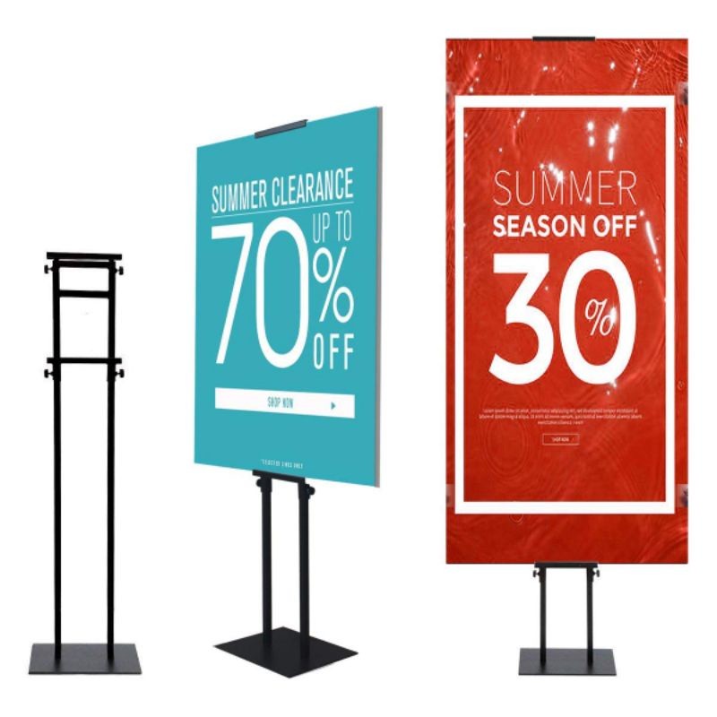 Double sided Board Banner KT Pedestal Swivel Stand Poster Sintra ...