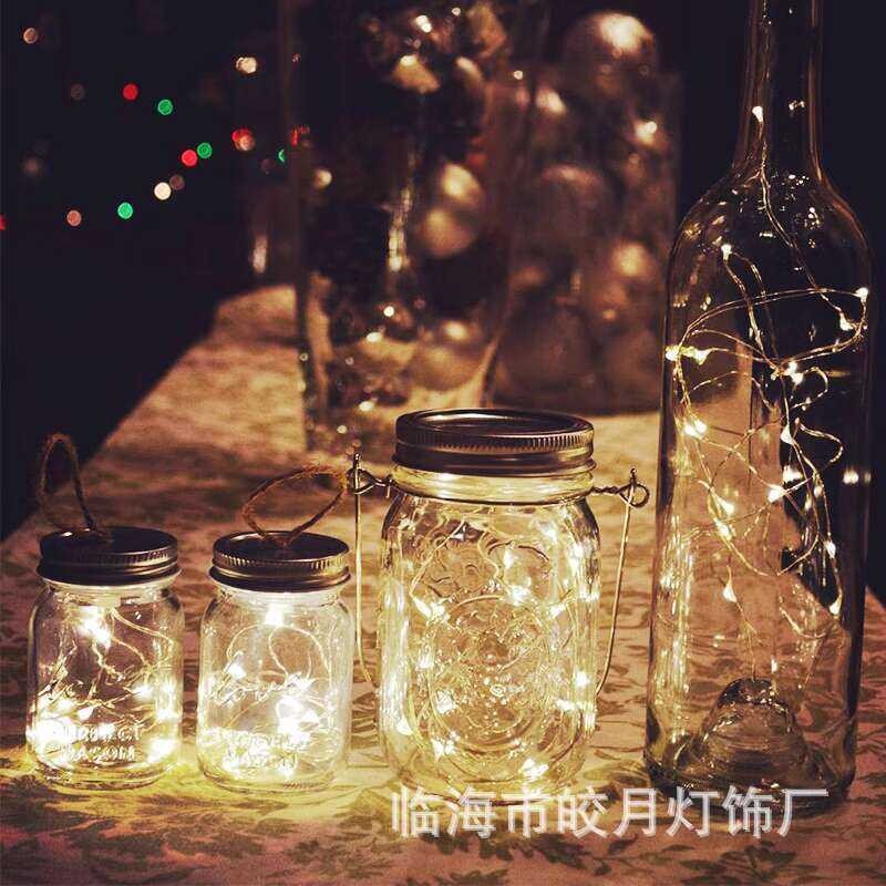 Wire LED Copper String Lights CR2032 Button Battery Lights Baking Gift ...