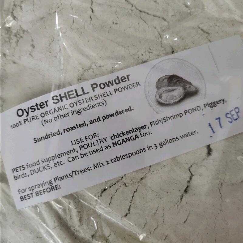 Momma/Nganga APOG Oyster SHELL Powder/Grit For Poultry & Gardening 0E3 ...
