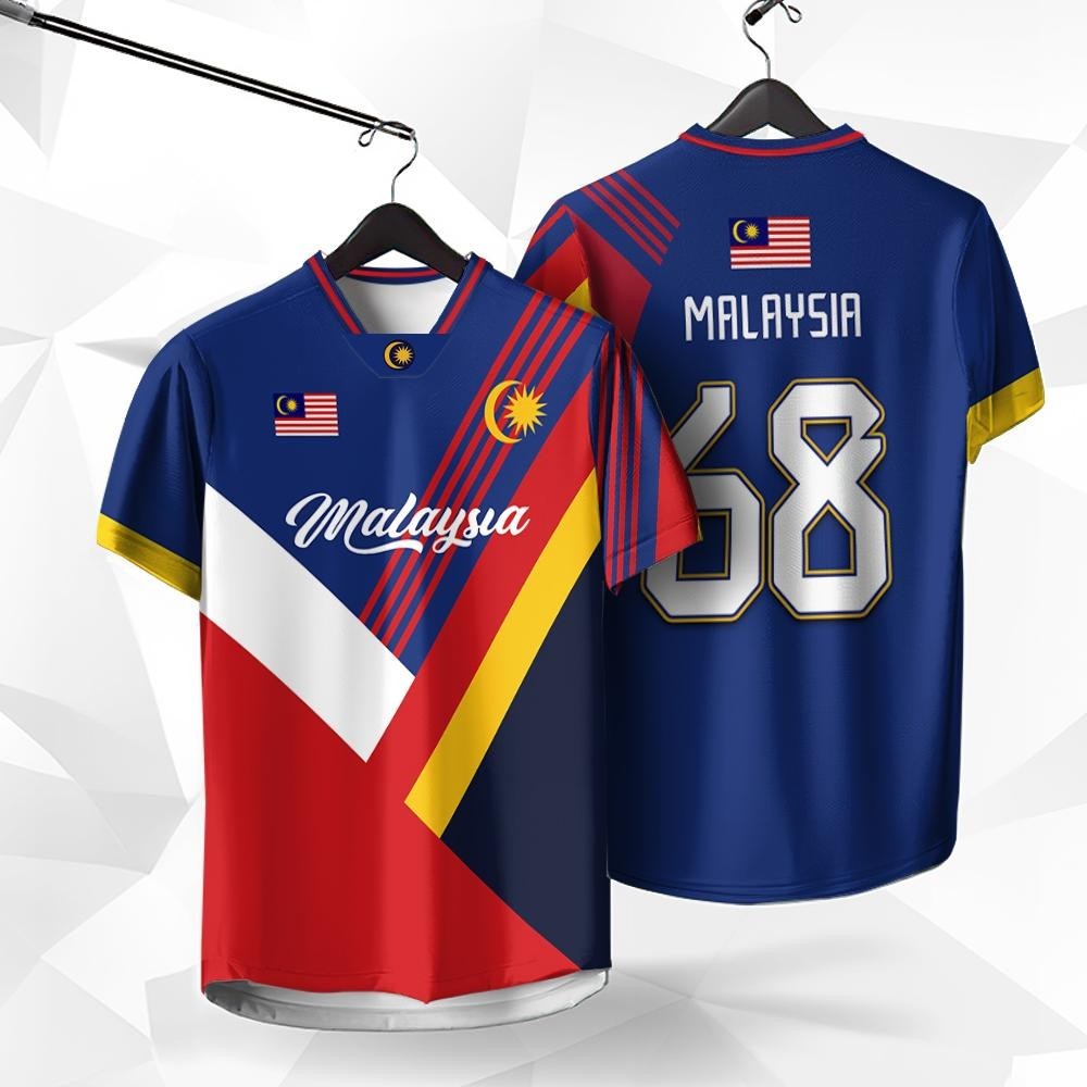1957 Independence Day Baju Merdeka Lelaki Classic Color Matching 3D ...