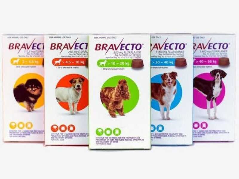 BRAVECTO (Fluralaner) Chews Flea & Tick Treatment For Dogs - One Chewable Tablet | Shopee ...