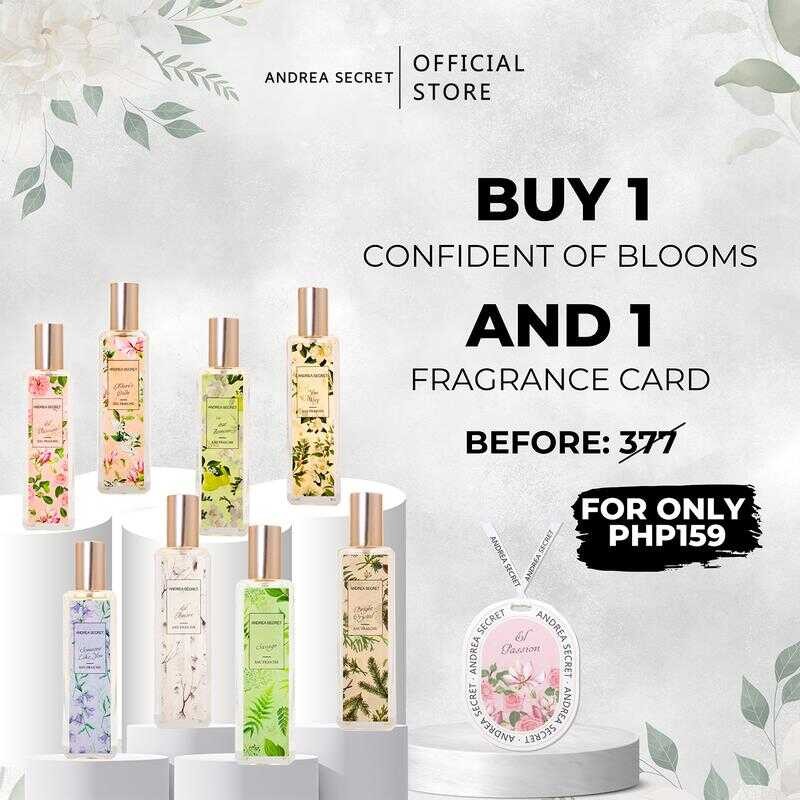 Andrea Secret Confident Blooms 50Ml & Card| Unisex| Long Lasting ...