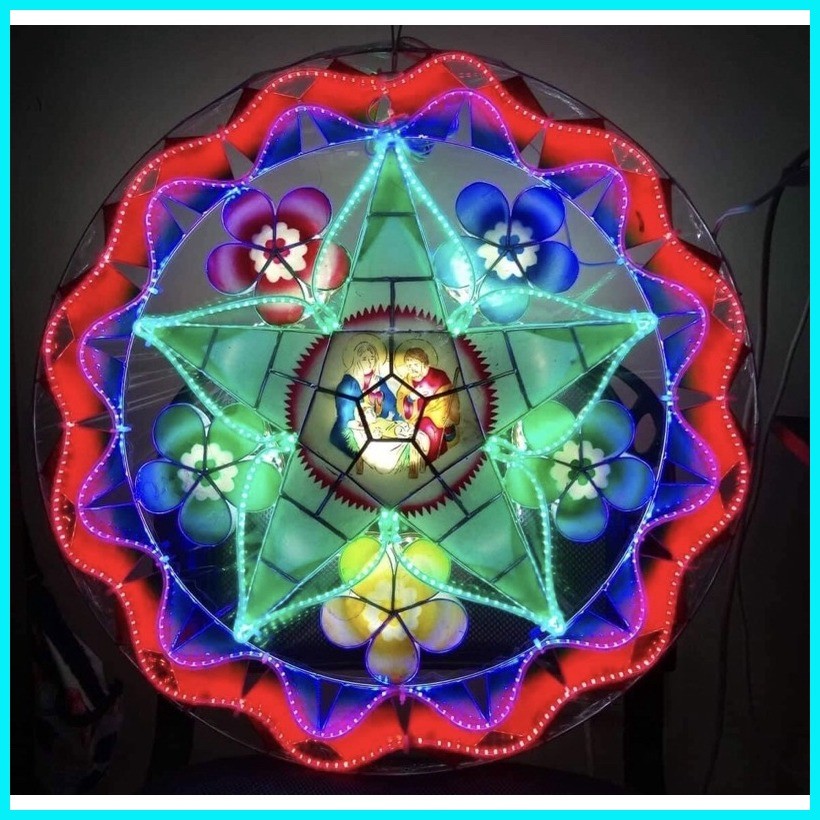 Parol Capiz with Holy Family 25 inches | Shopee Philippines