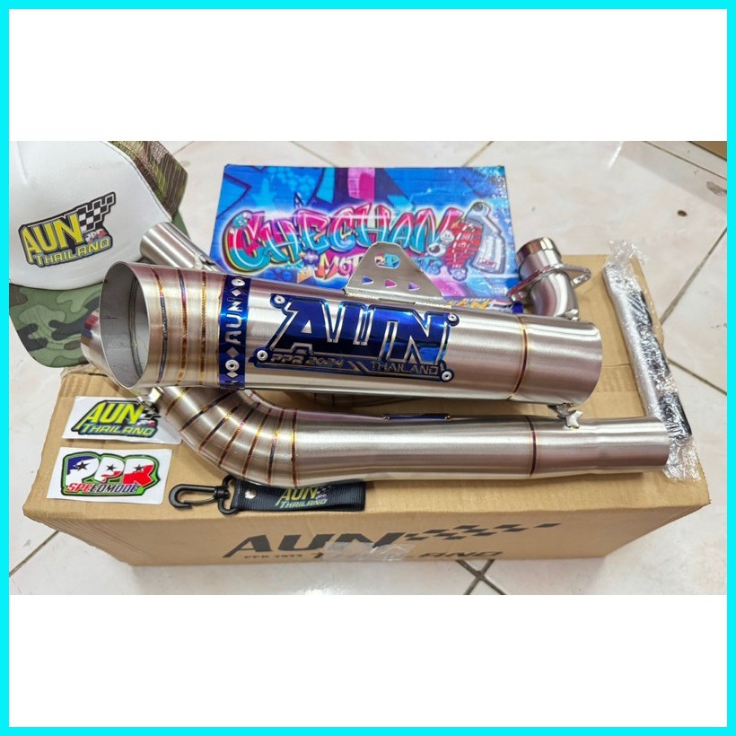 ORIGINAL AUN OPEN PIPE SUPER OPEN RAIDER CARB / RAIDER FI | Shopee ...