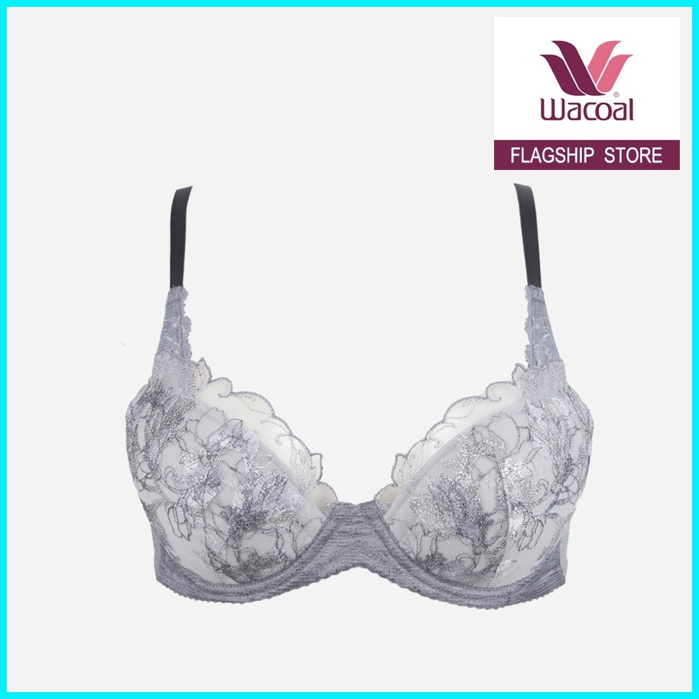 Wacoal Push Up Lacey Bra (YB1650 - KB2879 GY) | Shopee Philippines