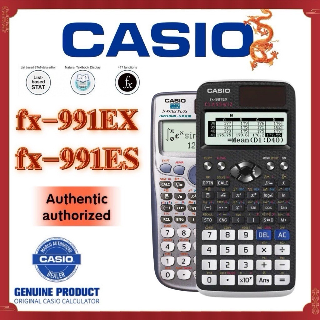 Casio FX-991ES FX991ex FX 991ex Scientific Calculator Classwiz ...