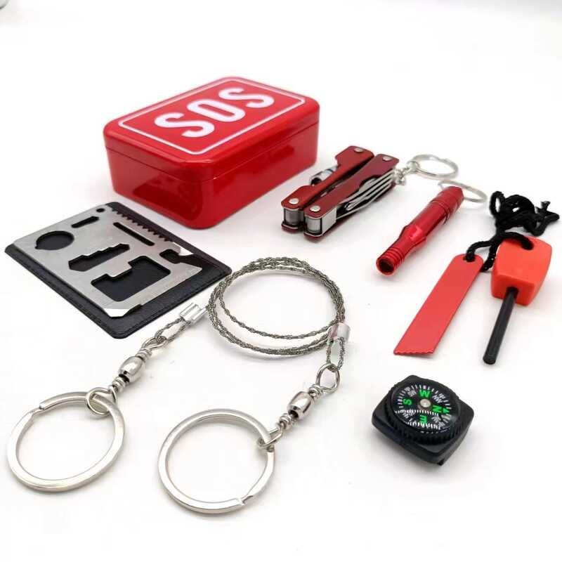 SOS Lifesaving Car Outdoor Self-Rescue Survival Gear Camping Multi ...