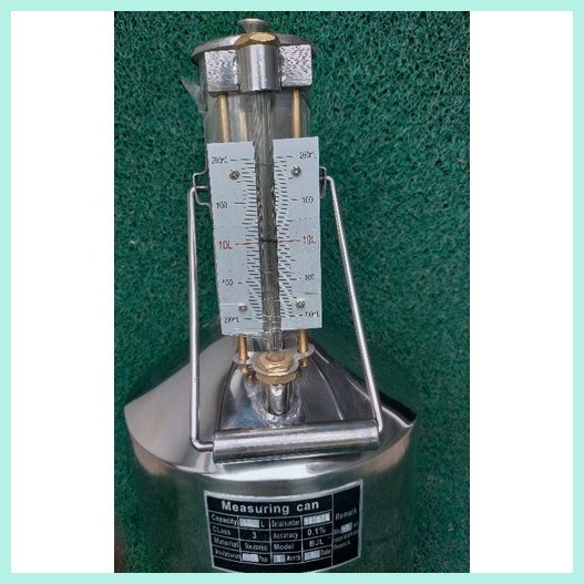 STAINLESS STEEL FUEL CALIBRATING BUCKET 10 LITERS (WITHOUT DOE ...