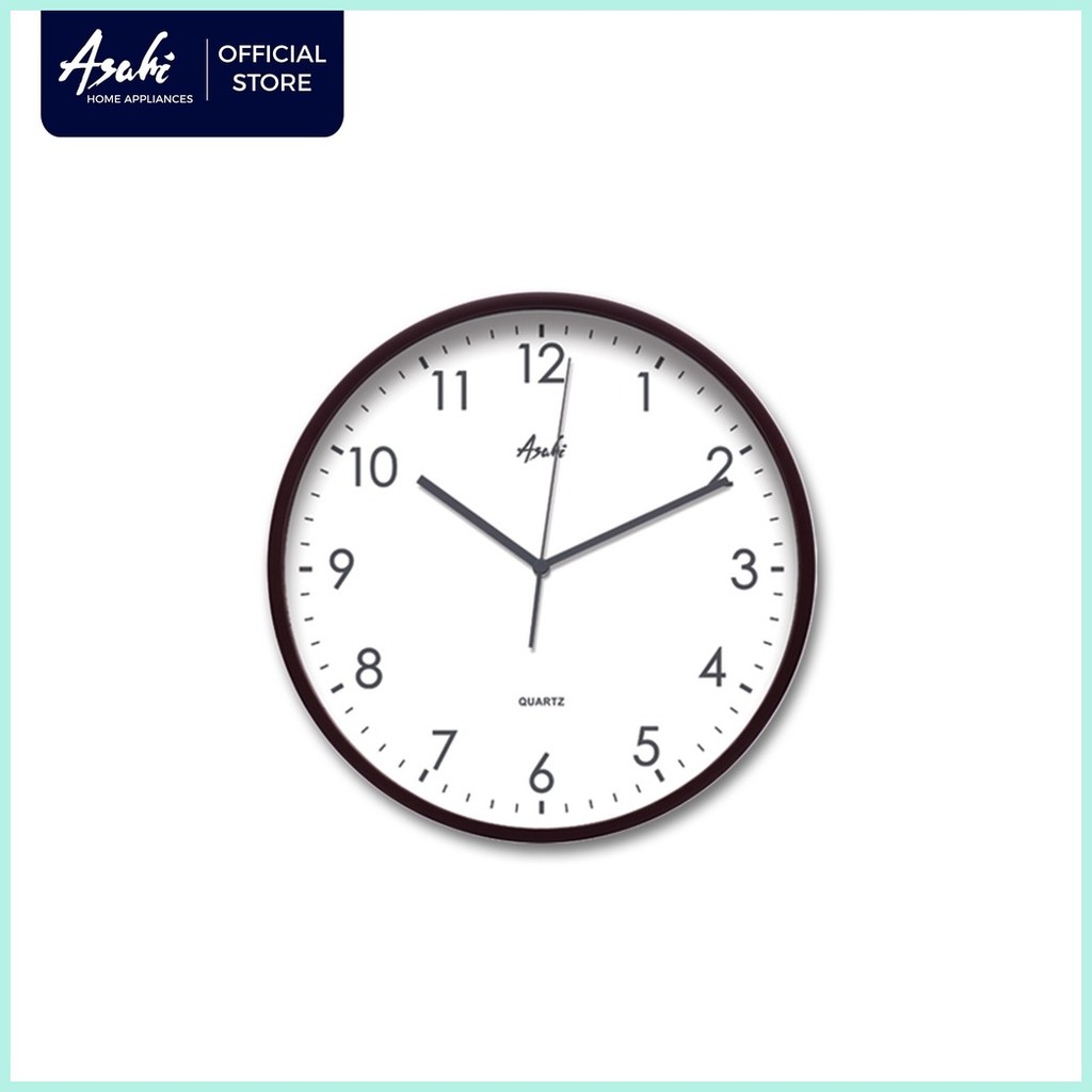 Asahi W 7014 Round Wall Clock 14 Inches | Shopee Philippines