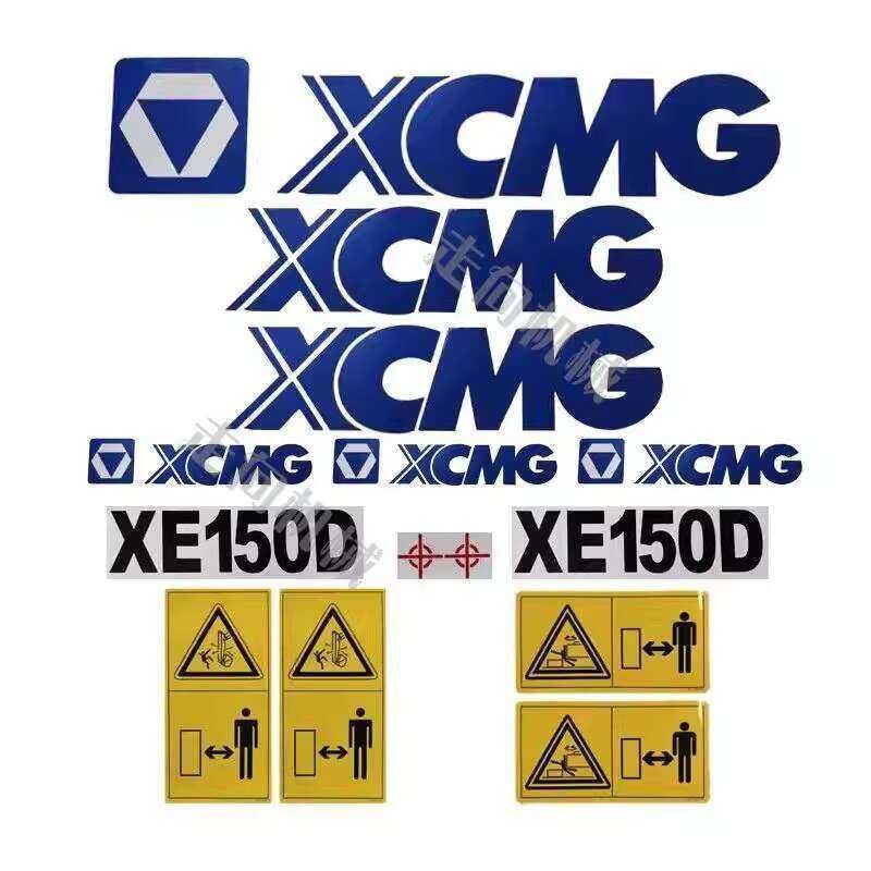 Excavator XCMG 135 150 200 260 300 335D Full Blue Model Exterior ...