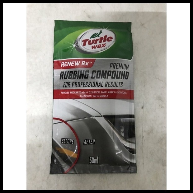 TURTLE WAX Rubbing compound (50ml) | Shopee Philippines