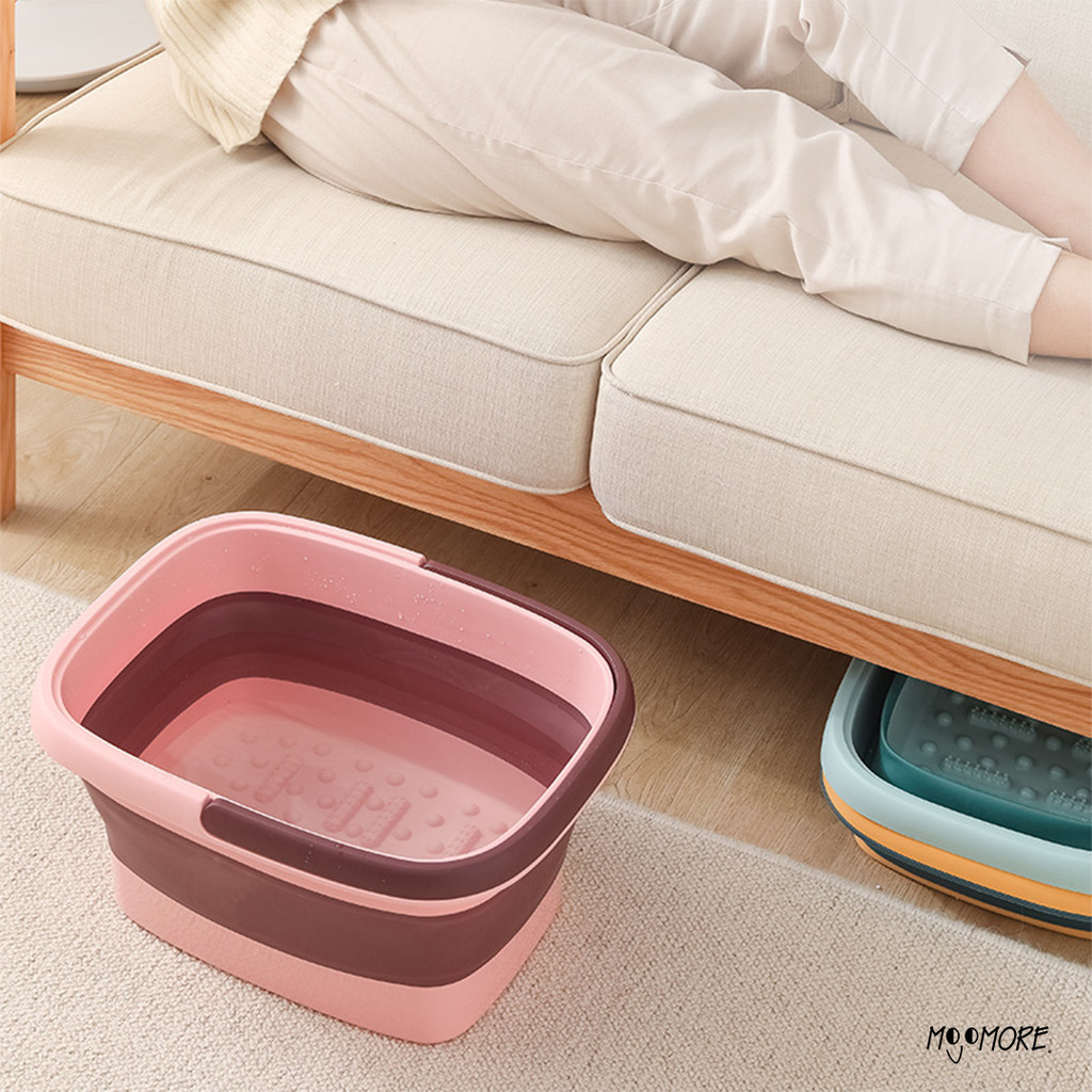 Foldable Collapsible Portable Foot Bucket with Handle Baldi Lipat ...