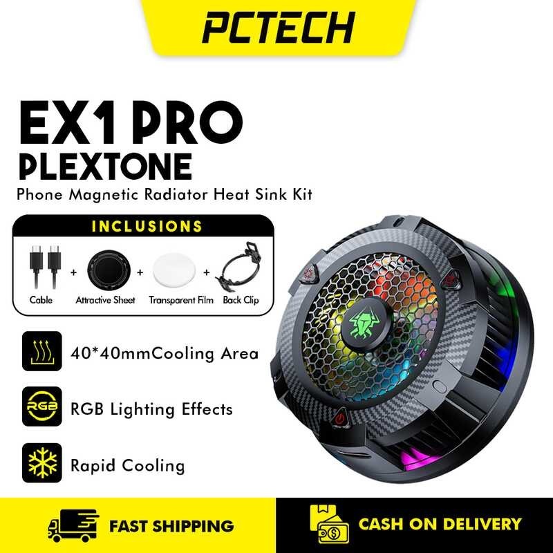 Plextone EX1 Pro Phone Radiator Kit Heat Sink Magnetic Game Play Hurricane Turbofan Instant ...