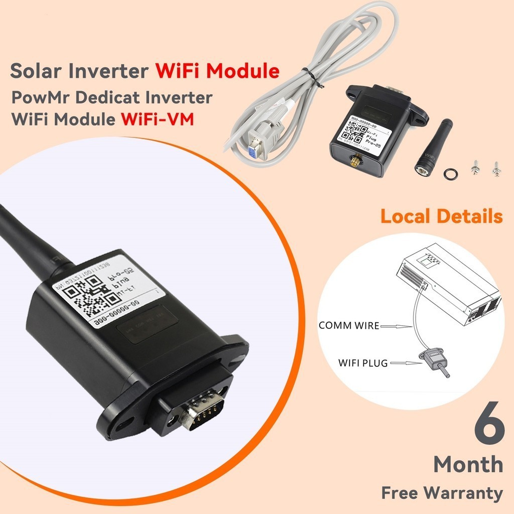 Solar WiFi Module Wireless Device With RS232 Port Remote Monitoring ...