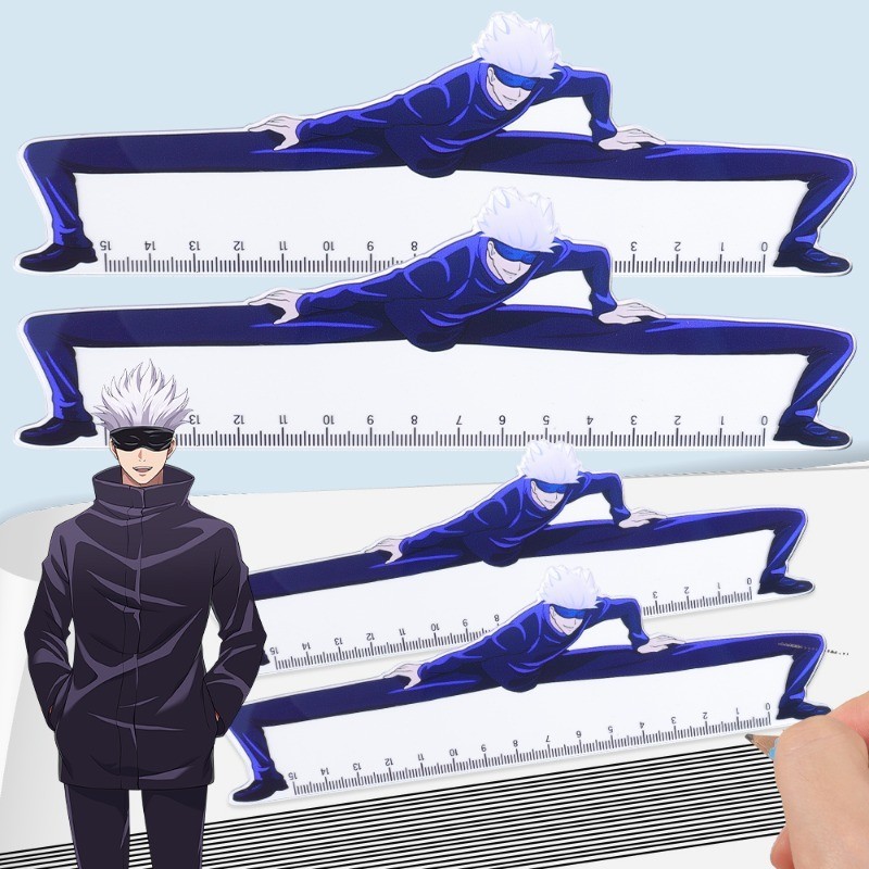 [ Featured ] Gojo Satoru Ruler - Students Stationery - School Office ...