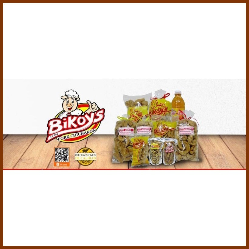 Bikoys Pork Chicharon,Family Size,Chicharon baboy,plain,80g,Bulacan ...