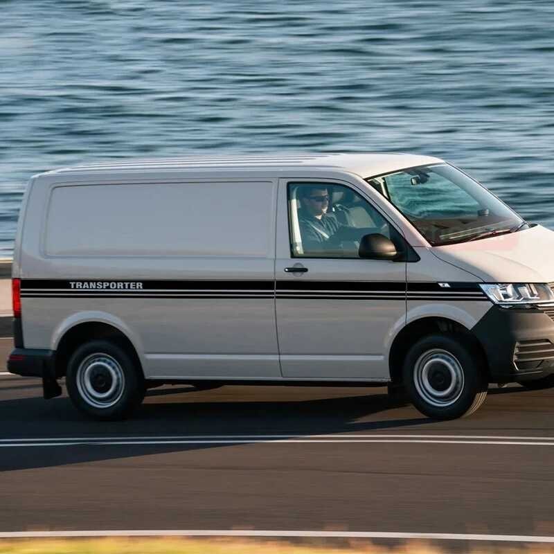 Car Sticker For VW TRANSPORTER T4 T5 T6 CAMPER SIDE VAN STRIPE GRAPHICS ...