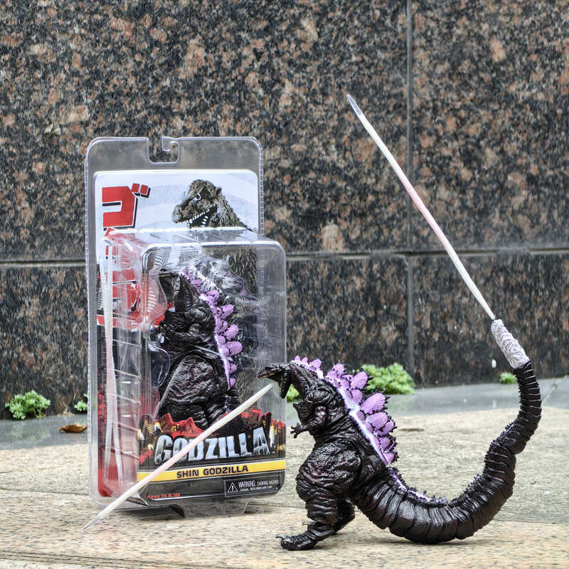 16 Cm Shin Godzilla Action Figure With Heat Ray Atomic Breath 2016 ...