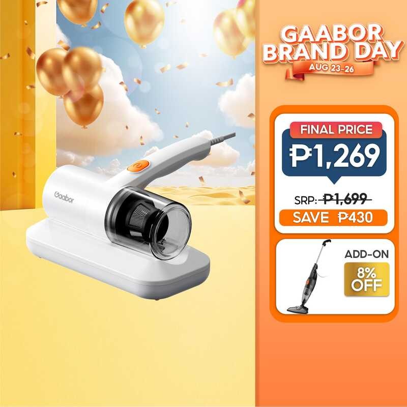 Handheld Gaabor Dust Mite Vacuum Cleaner - Corded Uv Light ...