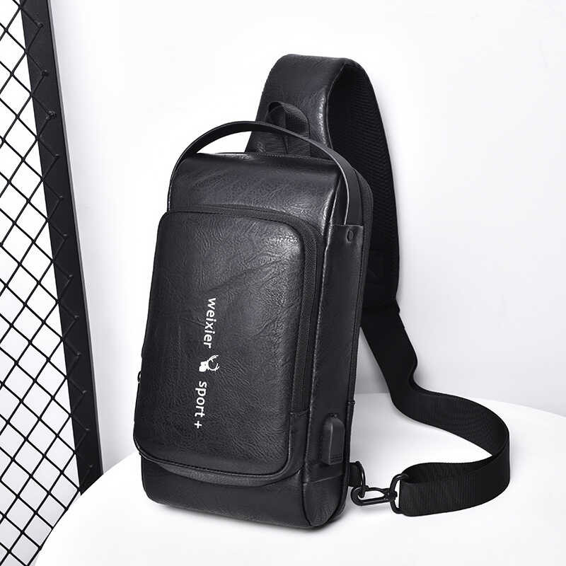 Men Sg Backpack Cross Body Shoulder Chest Bag Anti-Theft Travel ...