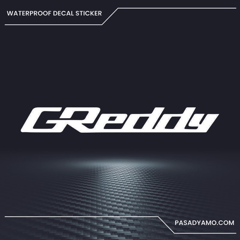 Greddy Decal Sticker For Cars And Motorcycles 2 X 8 Inches | Shopee ...