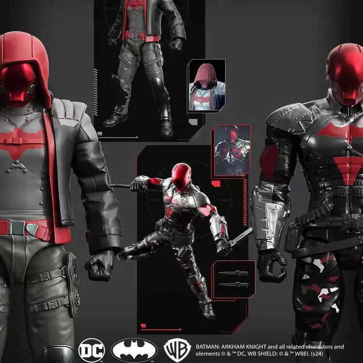 D In Stock F5 ROUNDD CULTURE Batman: Arkham Knight Deathstroke Red Hood ...