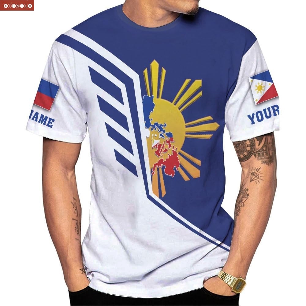 Mostprints Personalized Name Philippines Shirts 3D, Filipino Flag Pride ...