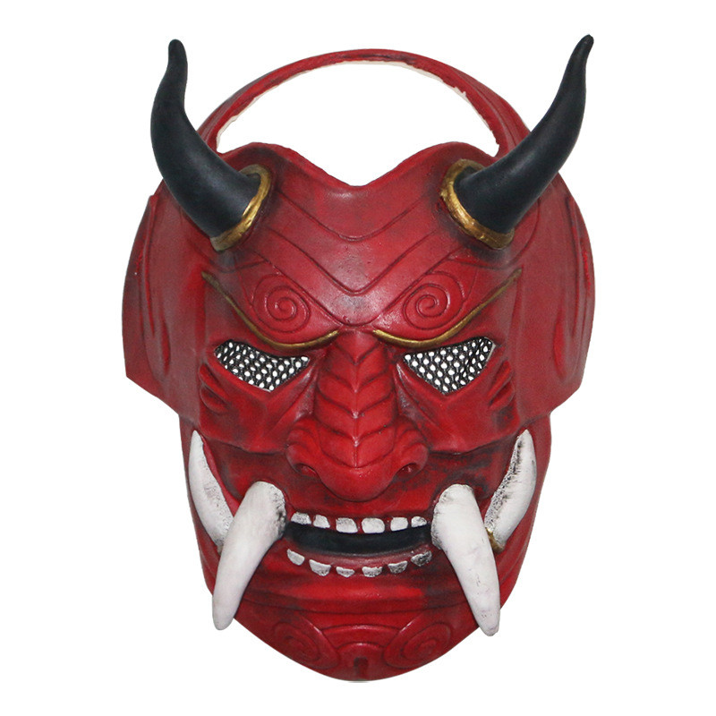 Hannya Red Remarkable Demon King Mask Crafted From Durable Latex For ...