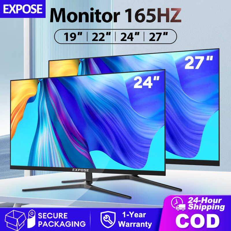 EXPOSE 19/22/24/27 Inch Curved Pc Gaming 2K/4K Monitor Desktop Computer ...
