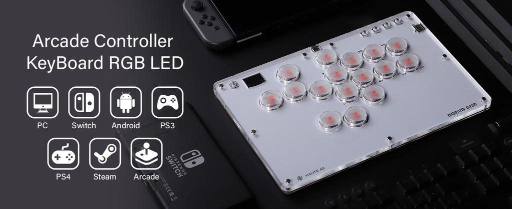 Joystick Hitbox Keyboard Arcade Stick Controller For PS4/PS3/Switch ...