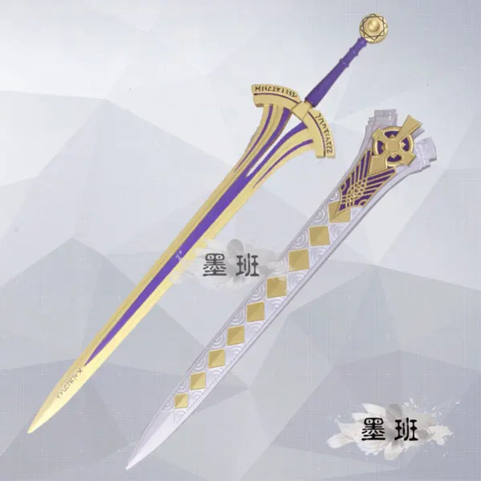 § Fate/Grand Order FGO Saber Arthur Pendragon Excalibur Cosplay Props ...