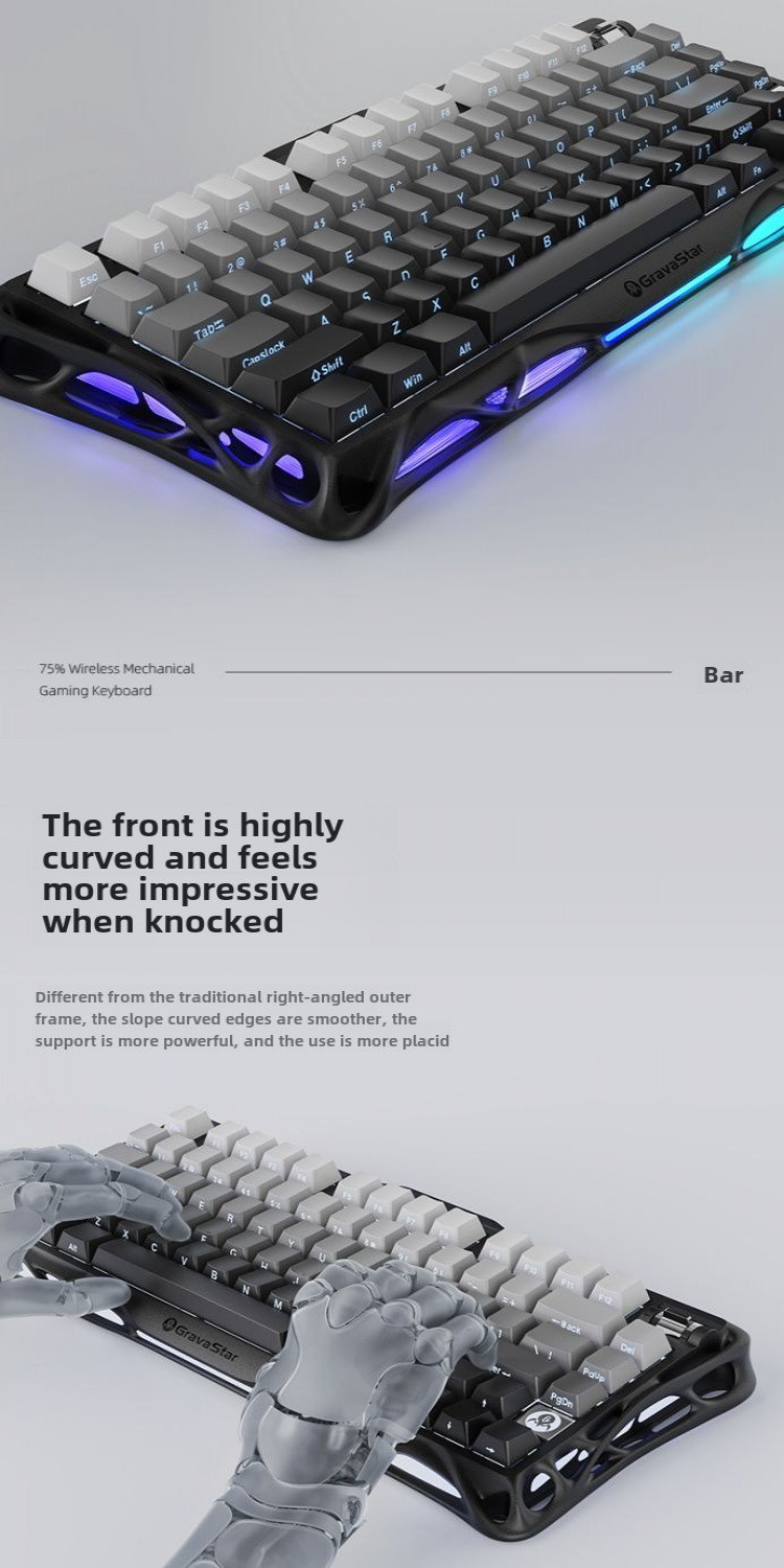 Gravity Planet Cocoon Breaking K1 Gradient Keyboard Mechanical Keyboard ...