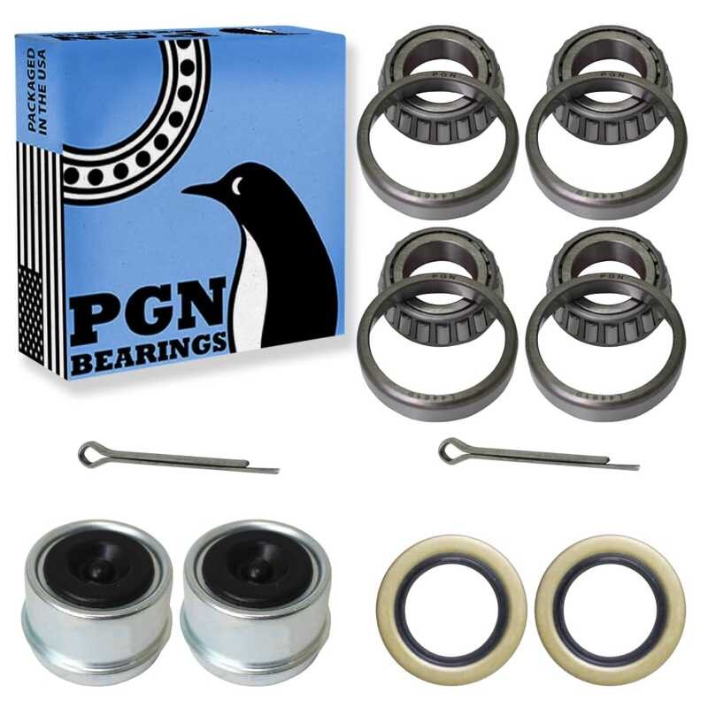 bearing PGN L44643 kit, high-speed silent rotating trailer axle kit ...