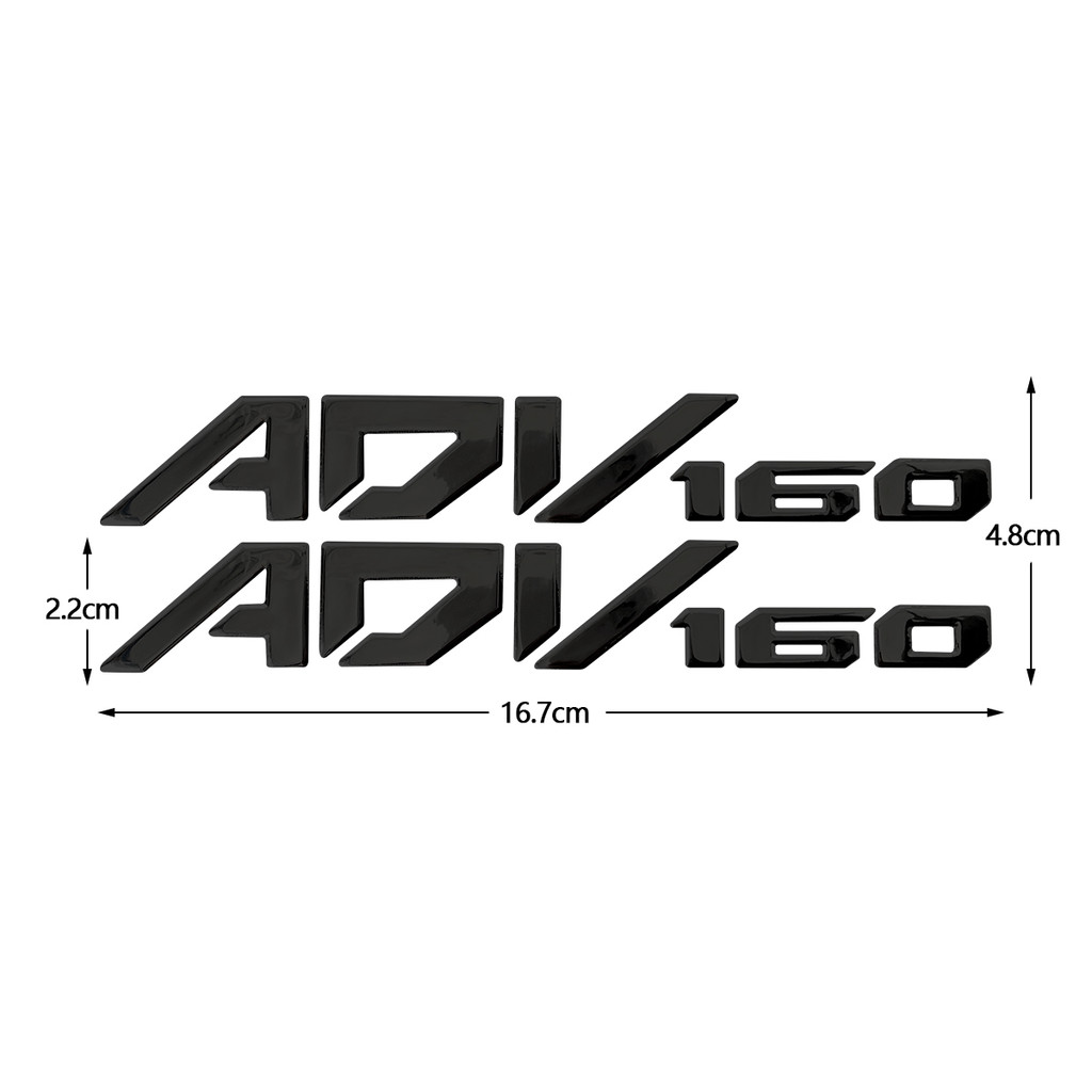 HONDA ADV160 Epoxy Emblem Adv 160 Vinyl Reflective Wings Tinted Decals ...