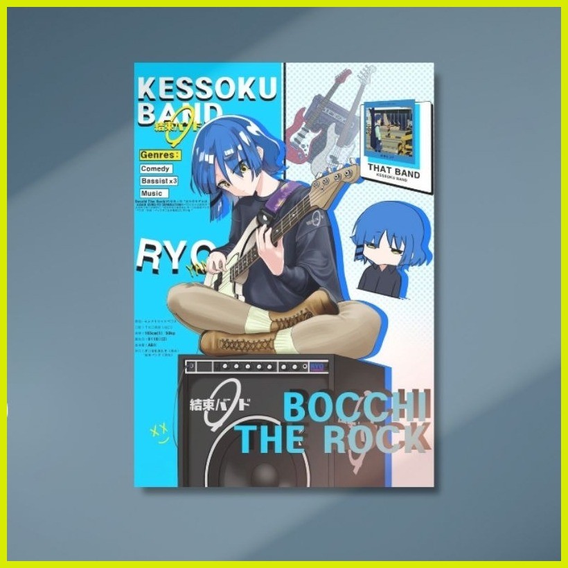 Bocchi the Rock Anime A4 Size Wallpaper Poster Collection | Shopee ...