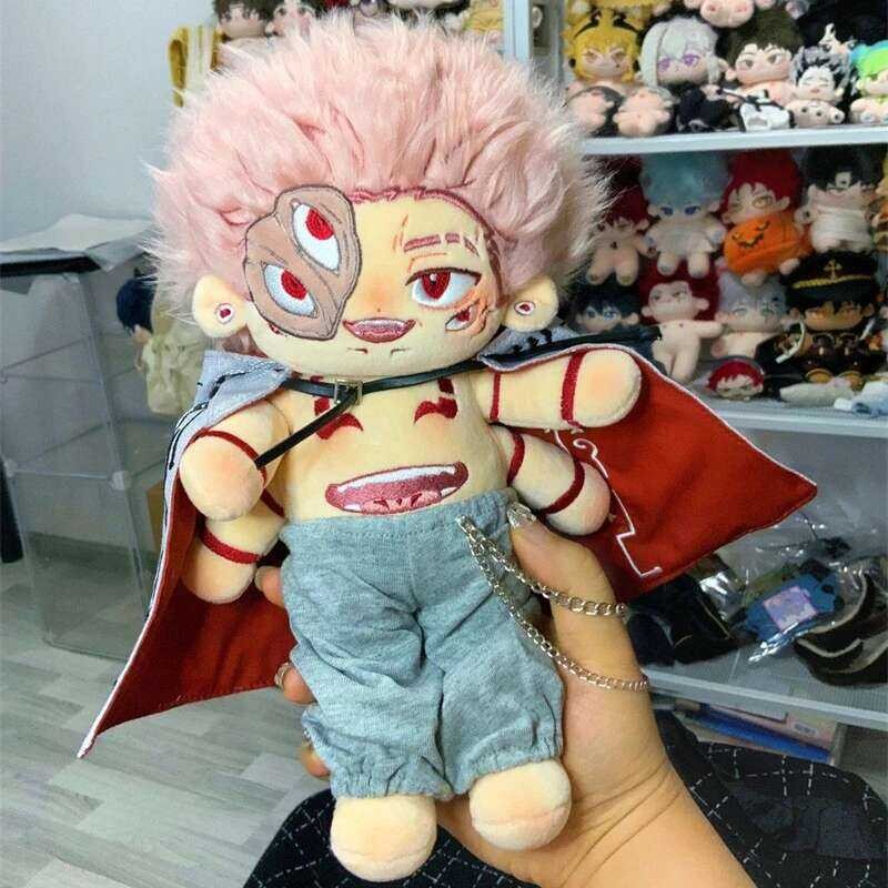 AA Ryomen Sukuna 30Cm Cartoon Soft Plushie Anime Jk Kawaii Cosplay ...