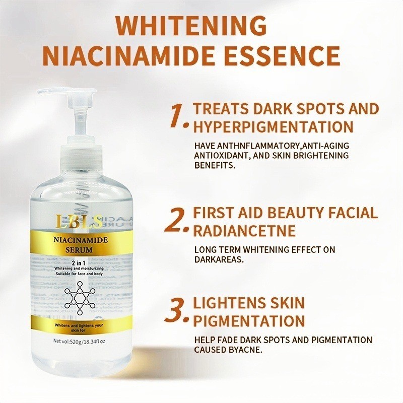 【Buy1 Take1】LBLS 520ml NIACINAMIDE Pure Serum Face & Body Efficient ...