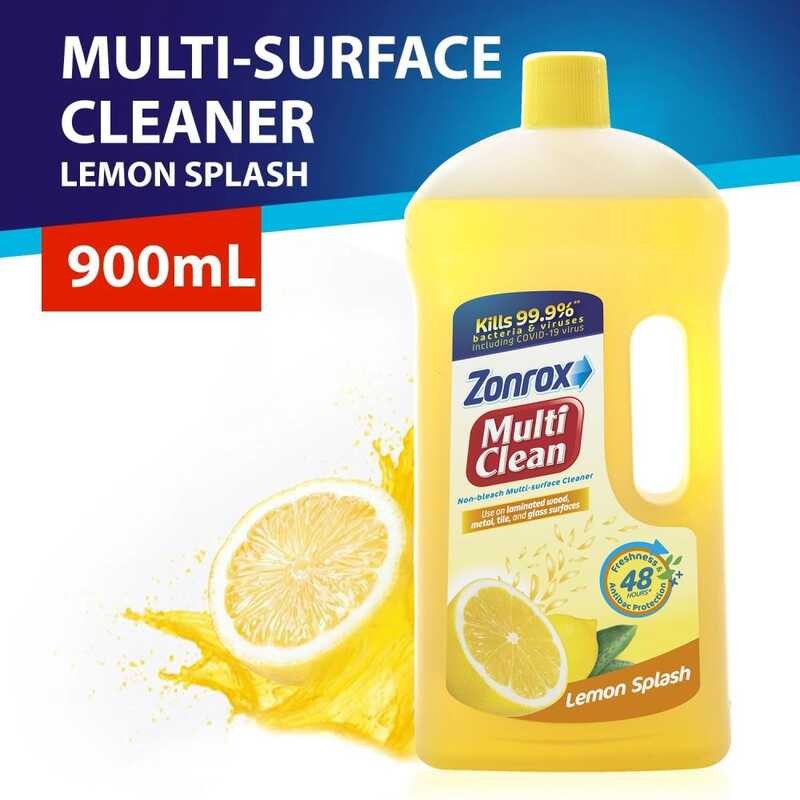 Zonrox Multi Clean Lemon Splash (900 Ml) | Shopee Philippines