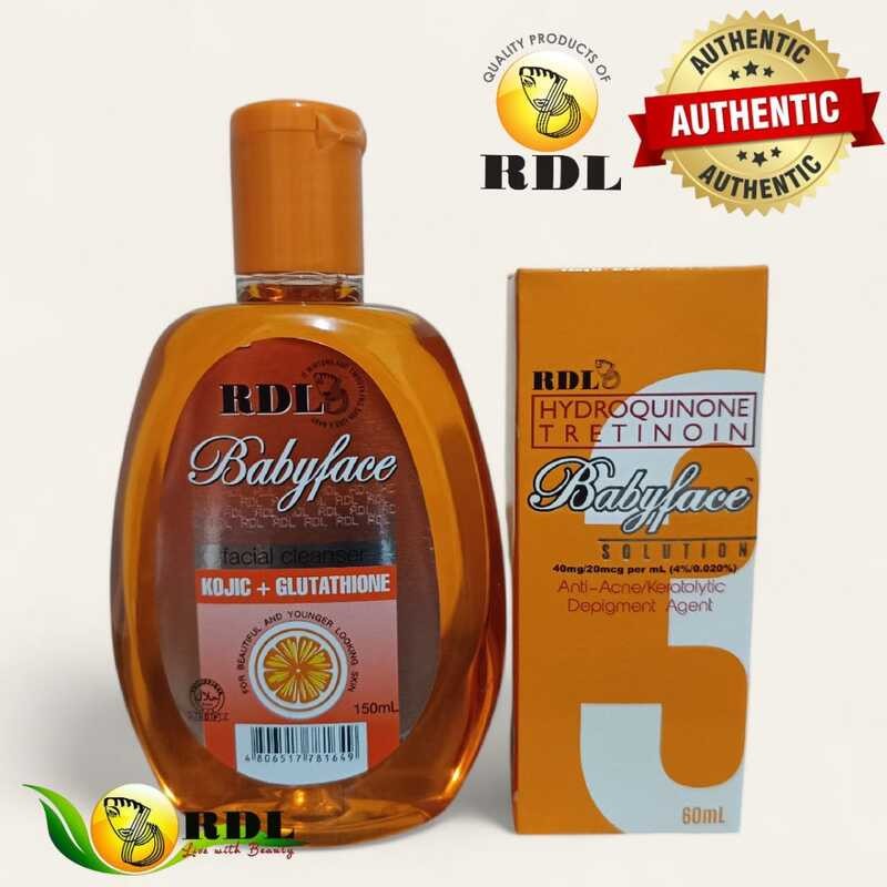 RDL SET BABYFACE ASTRINGENT SOLUTION (30Ml, 60Ml) & FACIAL CLEANSER ...