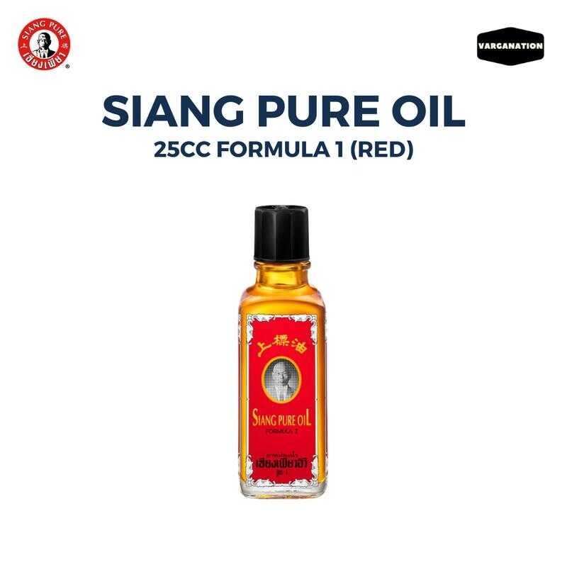 Siang Pure Oil Formula I And II - 25Cc Varganation Clear Menthol ...